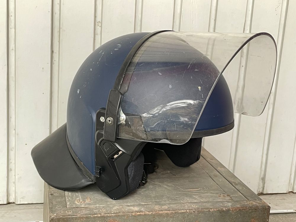Polizei Helm Sondereinsatzkomando SEK # Militär Stahlhelm wk (Gebraucht ...
