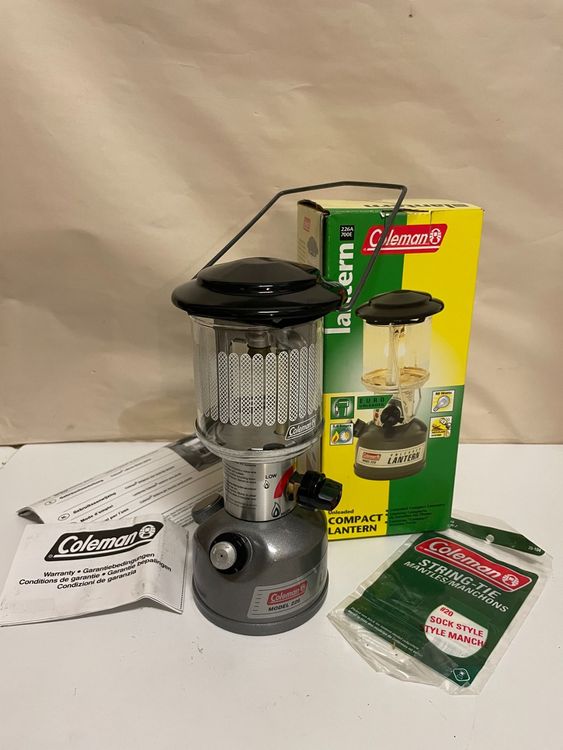 Benzinlampe Coleman Laterne Model 226 Benzinvergaserlampe (Neu und ...