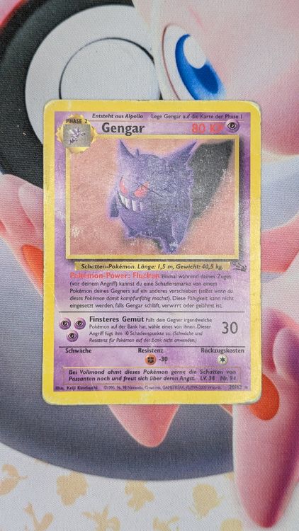 Gengar 20/62 Fossil Base Set Non Holo DE (Gebraucht) in Wassen UR für CHF 10 – mit Lieferung auf ...