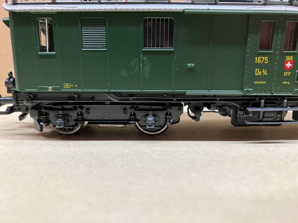Roco 63898 SBB Gepäcktriebwg. De 4/4 1675 grün, H0 GS Dig. (Gebraucht) in Neuendorf für CHF 133 ...