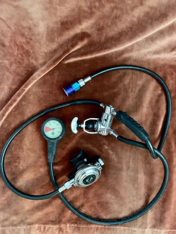 Scubapro Tauchgerät Atemregler Octopus Manometer Vintage (Gebraucht) in ...