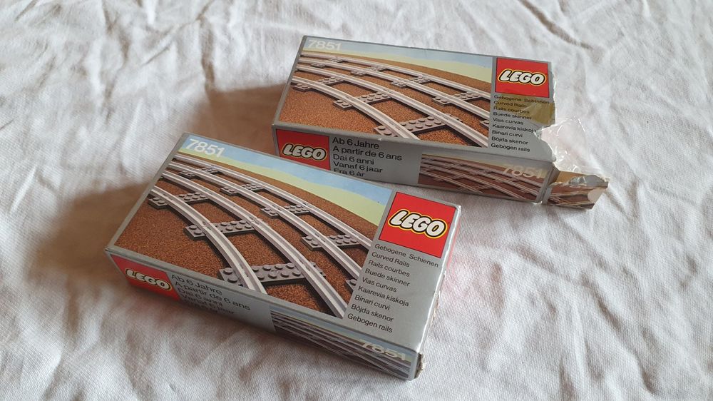 LEGO 12V Eisenbahn Schienen Gleise NEU 7855 7851 (Gebraucht) in ...