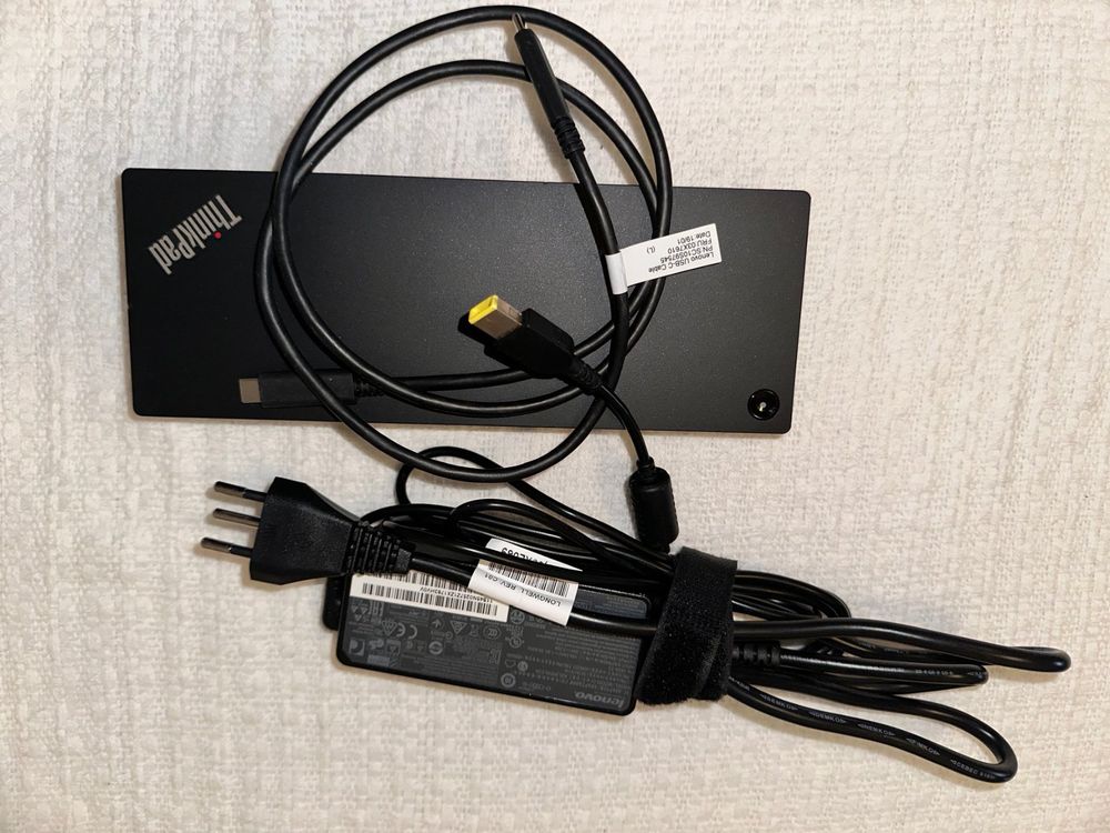 Lenovo ThinkPad Thunderbolt 3 Docking station 40AC +Kab+Netz (Gebraucht ...