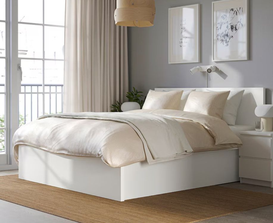 Bett Weiss Ikea