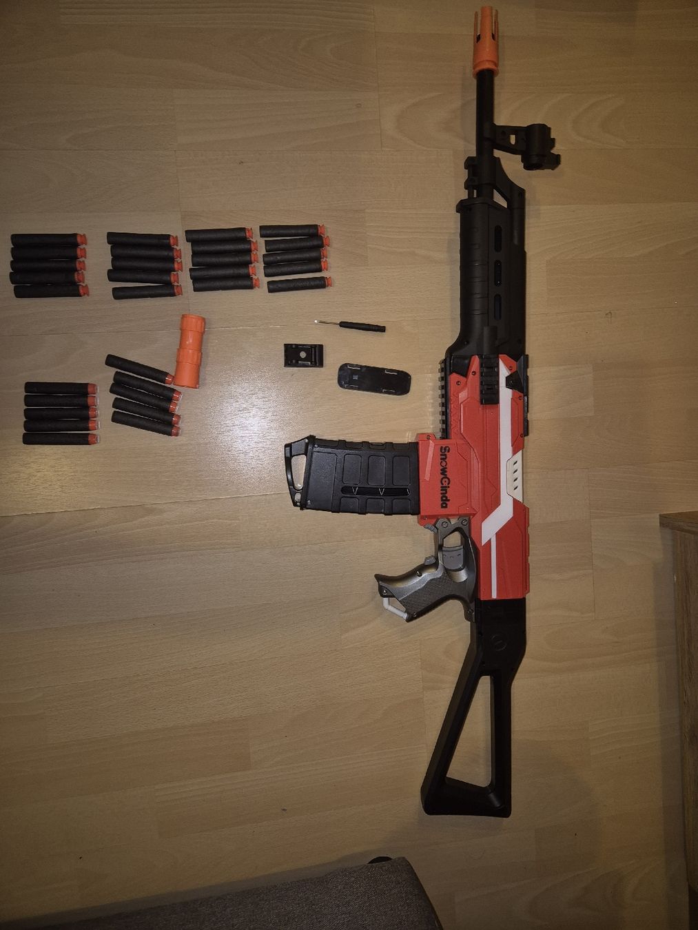 NERF Snow Cinda CS-6, mit viel Zubehör (Gebraucht) in Wolhusen für CHF ...