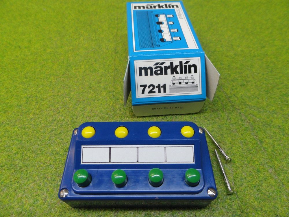 7211 Märklin HO Schaltpult blau (Neu und originalverpackt) in für CHF 5 ...