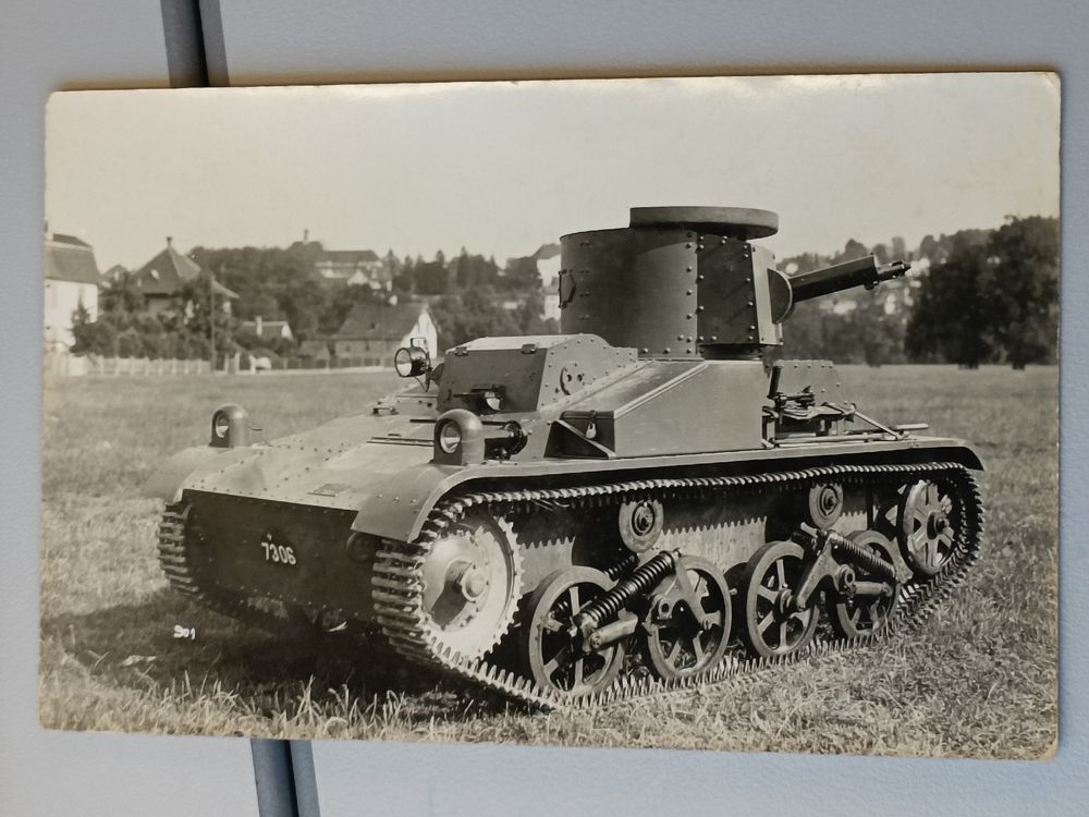 Echt Photo Karte / Schweizer Panzer - Ausgabe ca. 1930 (Gebraucht) in ...
