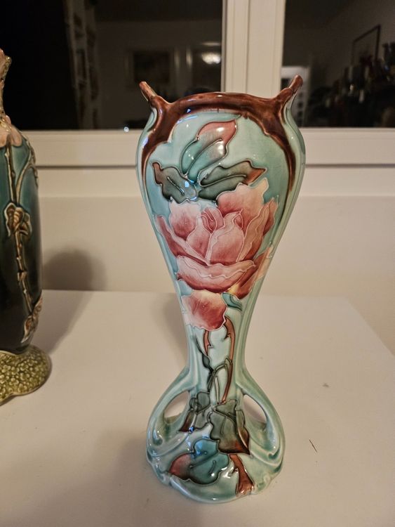 Antike Jugendstil Vase, Majolika Um 1900 (Gebraucht) in Locarno für CHF 120 – mit Lieferung auf ...