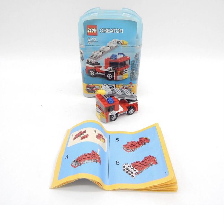 Lego Creator 6911 Mini Feuerwehrlöschzug 3-in-1 (Gebraucht) in ...