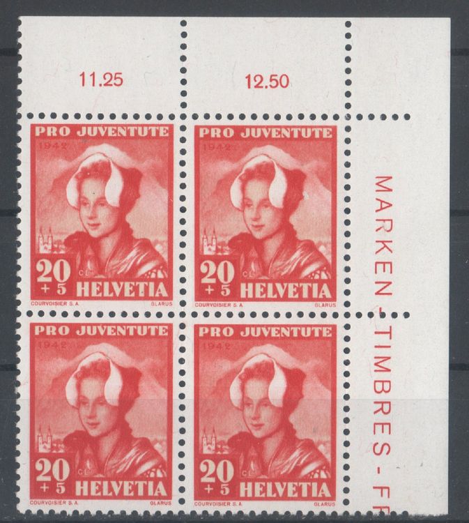 Viererblock PJ103 mit Rasterfehler Morse-B und Plattenfehler | Kaufen auf Ricardo