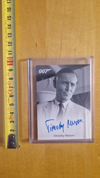 Timothy Moxon (James Bond), Original Autogramm auf Karte (Gebraucht) in ...