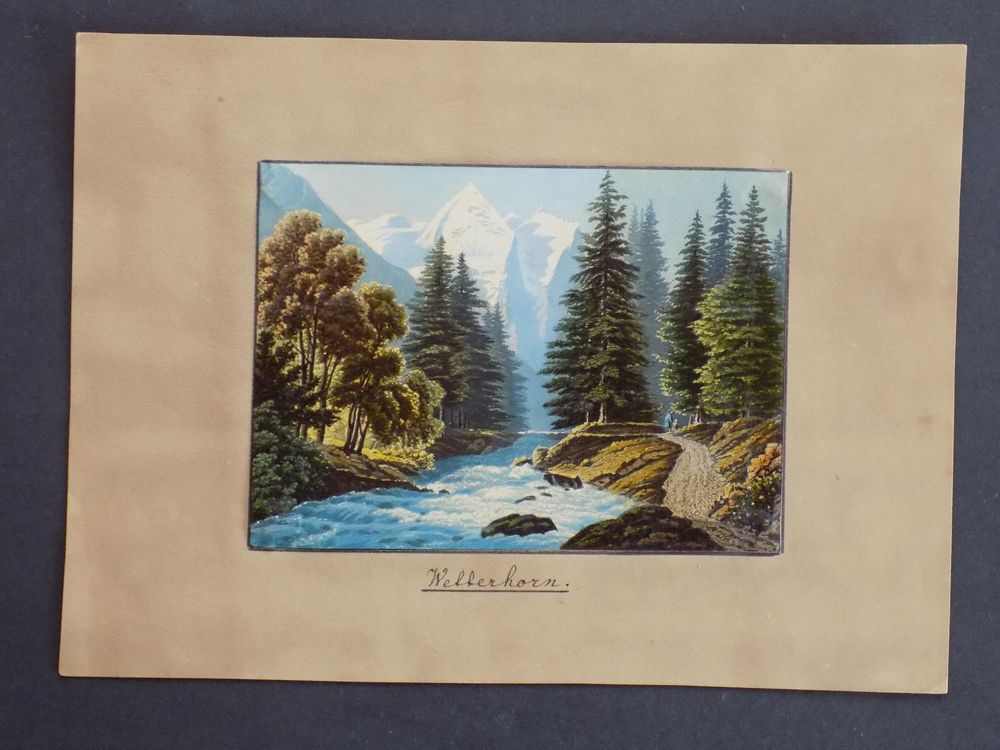 Wetterhorn koloriert (Gebraucht) in Risch für CHF 55 – mit Lieferung auf Ricardo kaufen