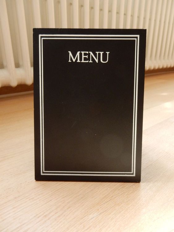 Schiefertafel 'Menu' zum Stellen NEU | Kaufen auf Ricardo