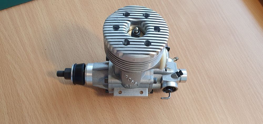 Modellmotor Rossi 61 mit Heckauslass und Heckvergaser (Neu (gemäss ...
