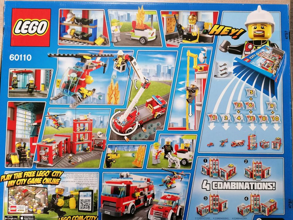 Lego City 60110 Feuerwehrstation (Neu und originalverpackt) in Diegten ...