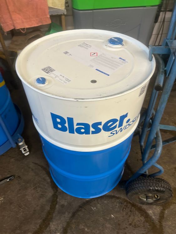 Fût 200 Litres Emulsion Blaser B-Cool 755 (Neuf avec emballage d ...