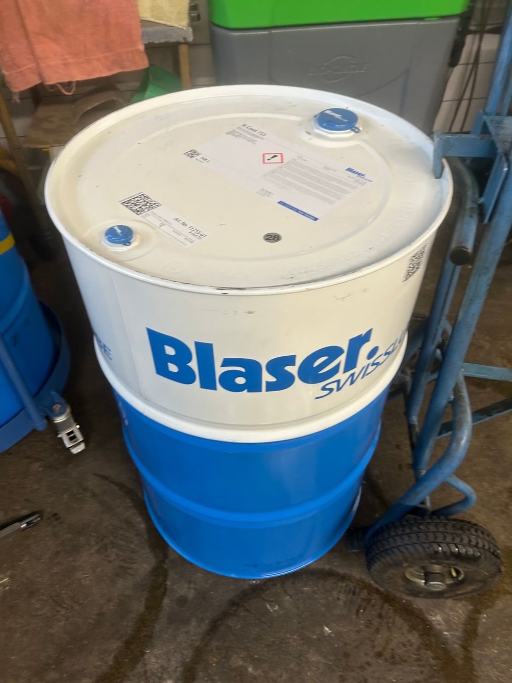 Fût 200 Litres Emulsion Blaser B-Cool 755 (Neu und originalverpackt) in ...