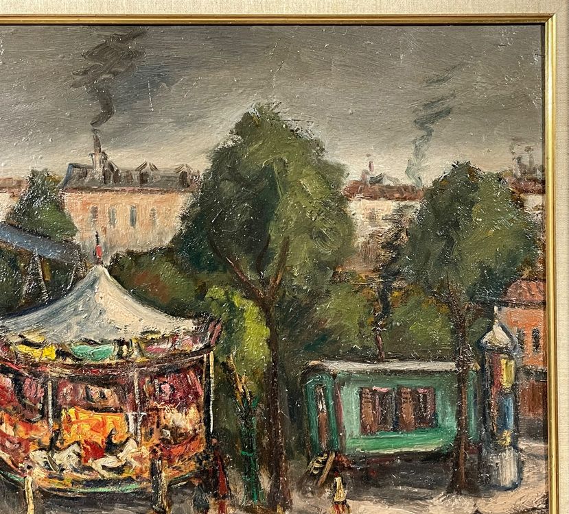 Fritz Strebel (1920-1997) grosses Gemälde (Gebraucht) in Root für CHF ...