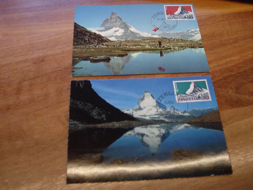 2 Maximumkarten Matterhorn 1965 | Kaufen auf Ricardo