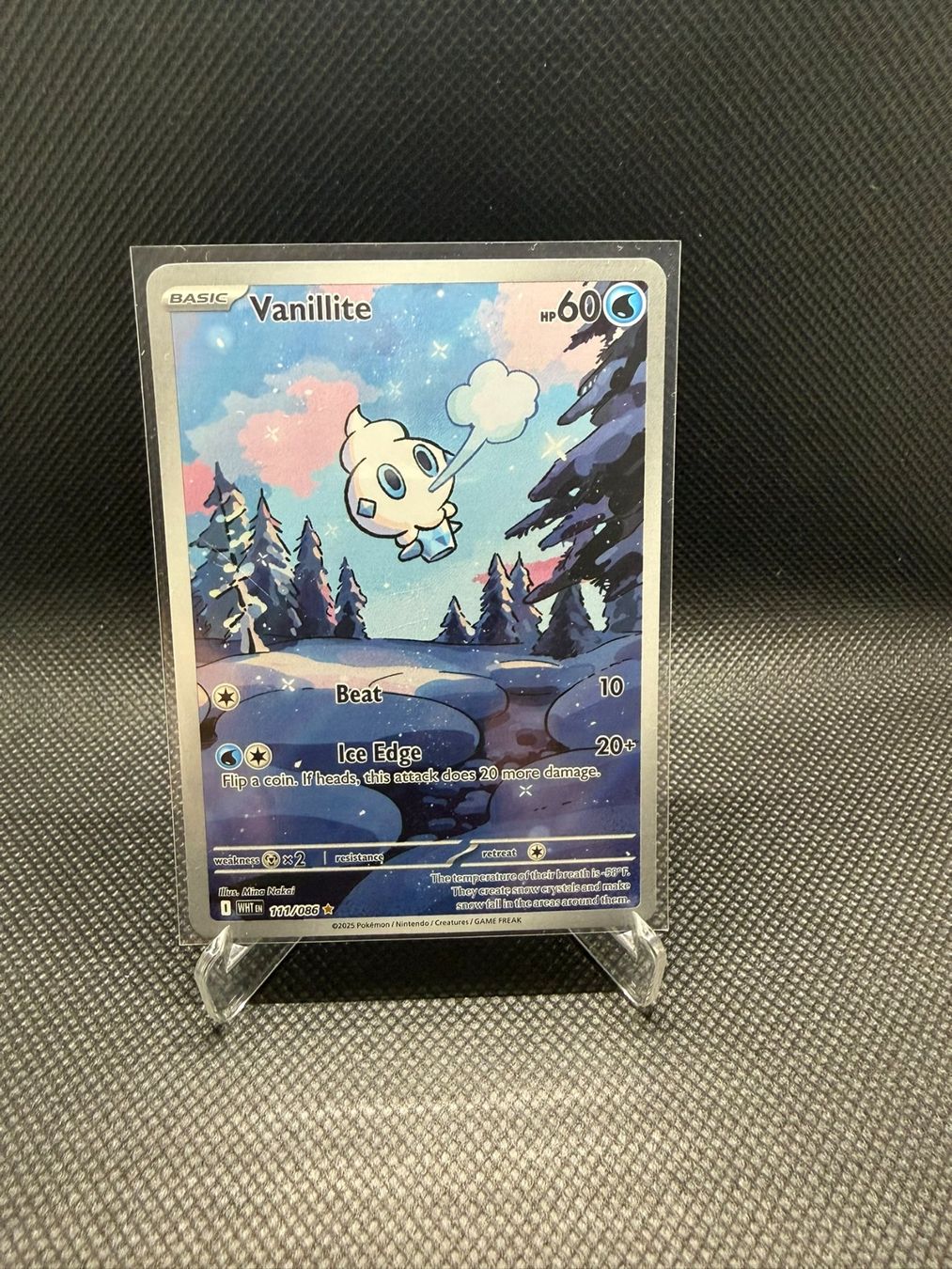 Pokemon White Flare Vanillite Illustration Rare 111/086 (Gebraucht) in ...