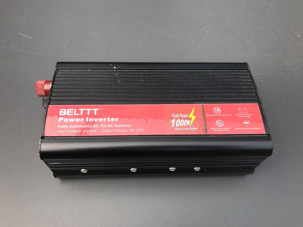 Belttt Wechselrichter 500W Peakpower 1000W | Kaufen auf Ricardo