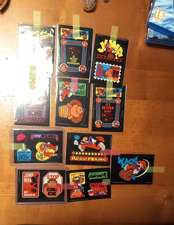 Retro Donkey Kong Sticker Set (Neu (gemäss Beschreibung)) in Rafz für ...