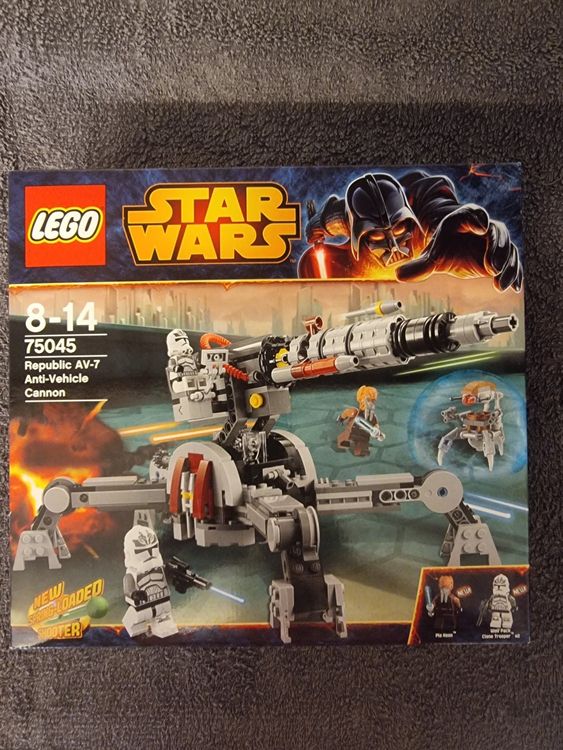 Lego Star Wars 75045 Republic AV-7 Anti-Vehicle Cannon (Neu und ...