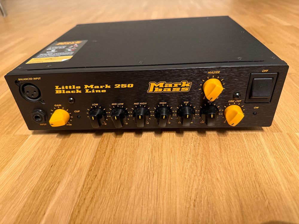 Markbass Little Mark 250 Black Line Bass Amp Head Übersicht (Gebraucht ...