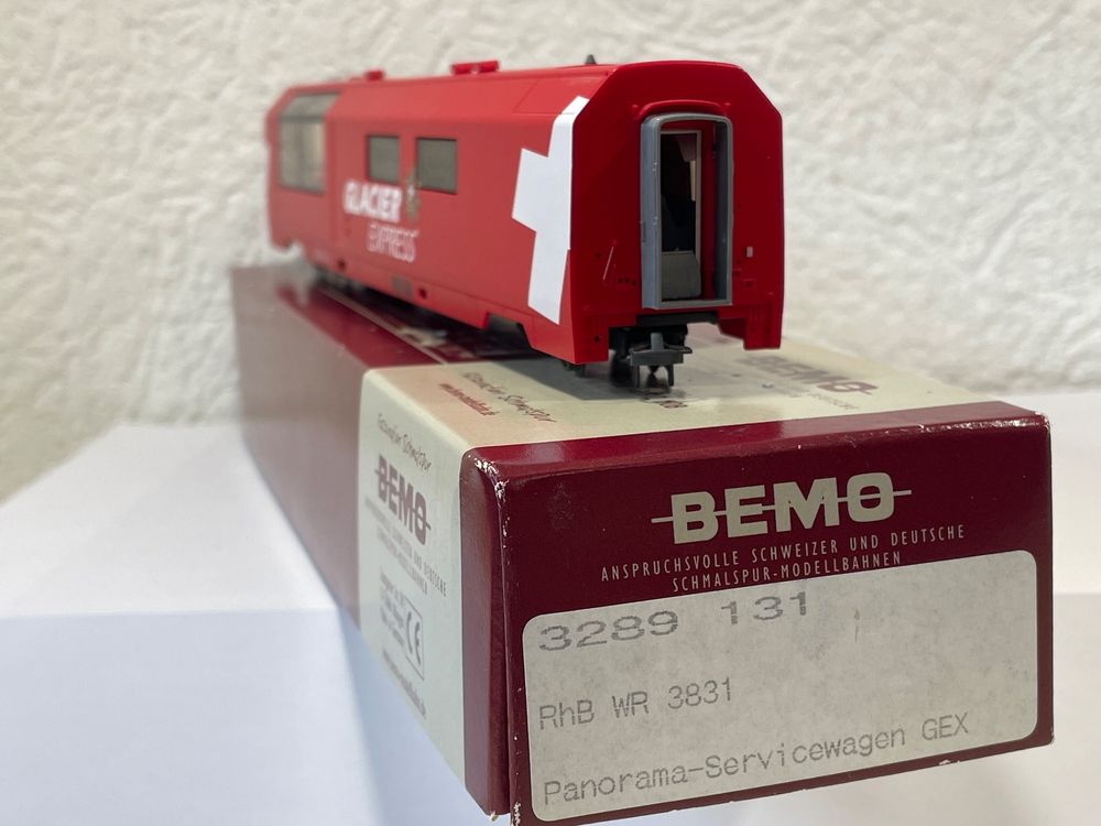 Bemo 3289 131 Glacier Express Servicewagen, GEX, RhB, H0m | Kaufen auf Ricardo