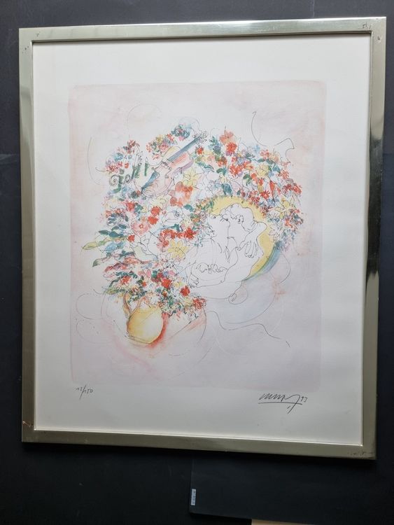 ALBAN WELTI LITHOGRAPHIE SIGNIERT NUMMERIERT MIT RAHMEN (Gebraucht) in Gersau für CHF 190 – nur ...