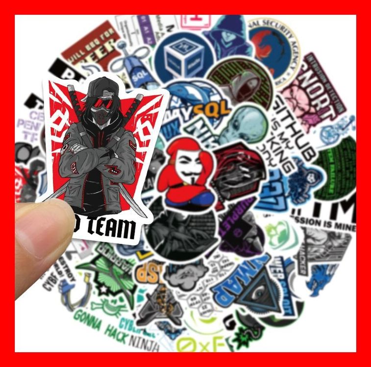 50 tlg Stickerset hacken hacker Computer Laptop DDOS Windows | Kaufen ...