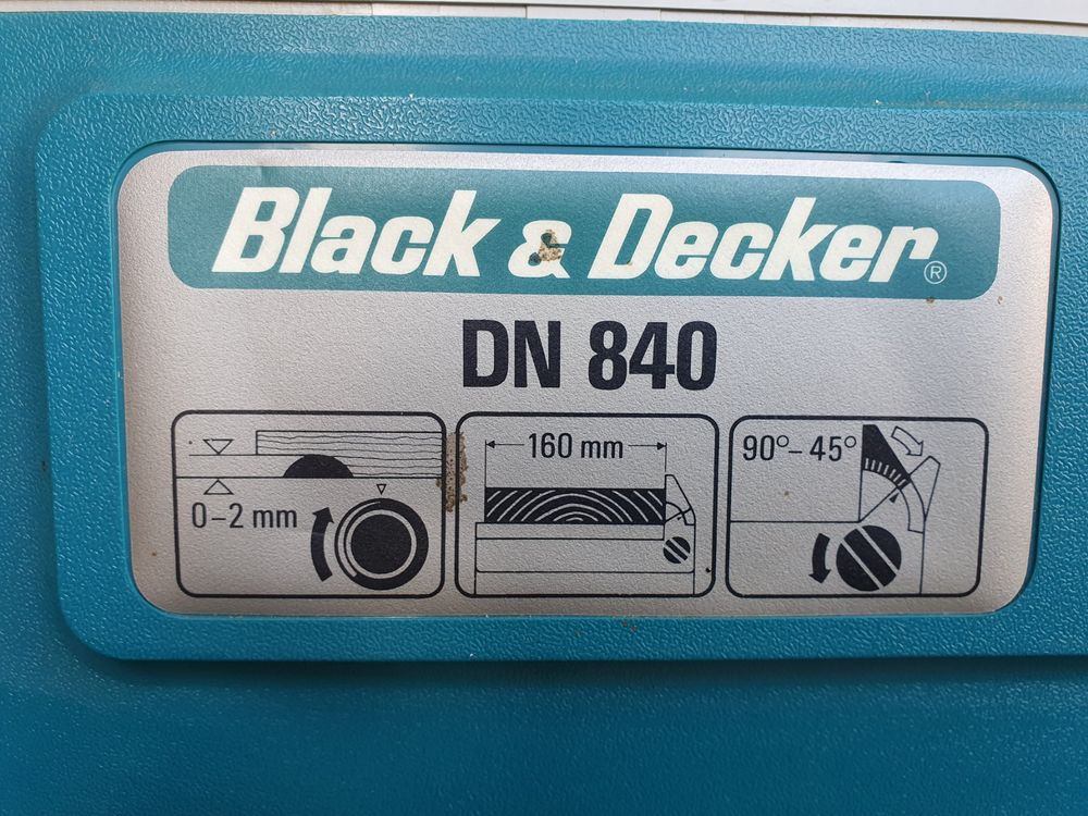 Black & Decker DN 840 Hobelmaschine (Gebraucht) in Wädenswil für CHF 84 ...