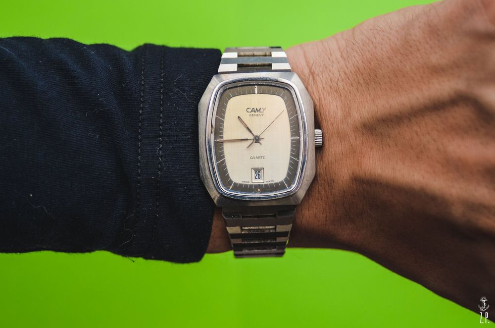 Camy Geneve Swiss Vintage Quartz Watch Linen Dial (Gebraucht) in Boswil ...