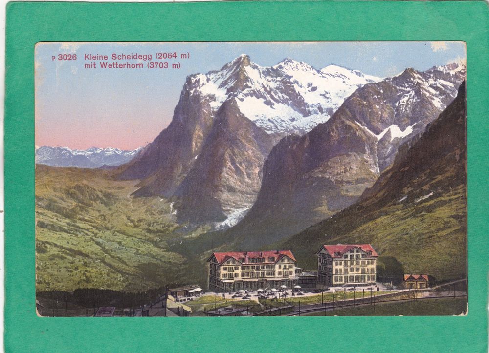 Kleine Scheidegg mit Wetterhorn (Gebraucht) in Herisau für CHF 1 – mit ...