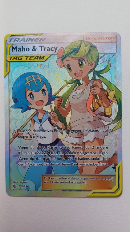 Maho & Tracy - Cosmic Eclipse Pokemon Karte (Gebraucht) in Kirchberg SG ...