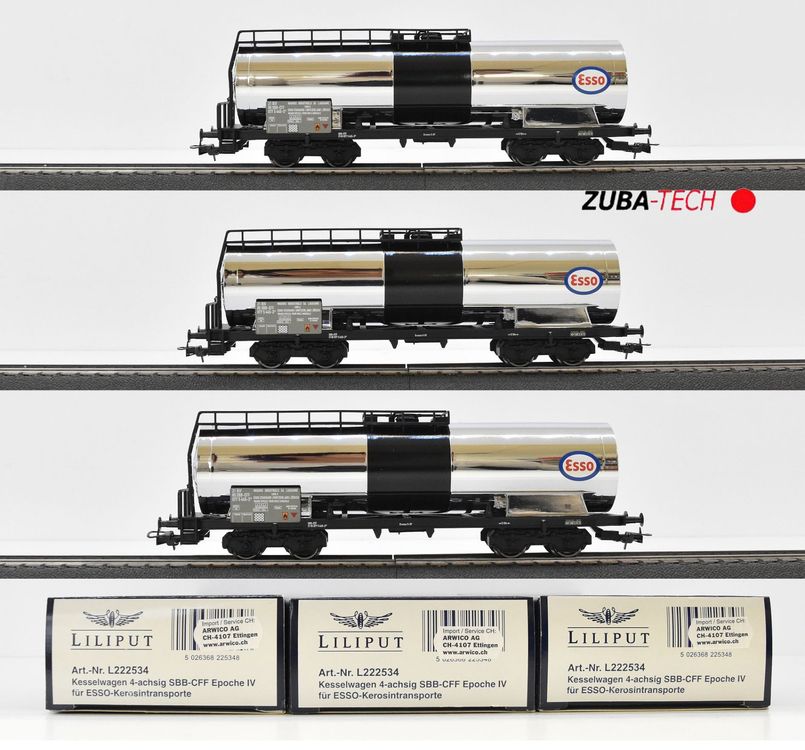 Liliput 3x Kesselwagen SBB H0 GS mit OVP (Gebraucht) in St. Gallen für CHF 66 – mit Lieferung ...