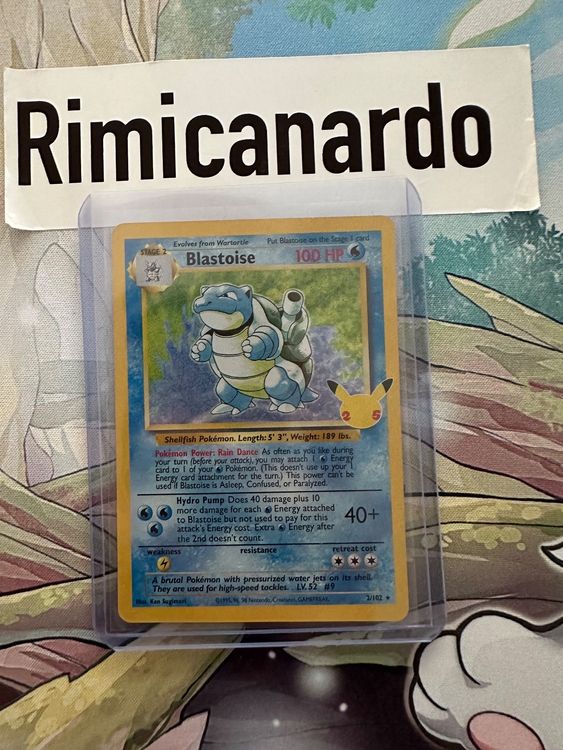 2/102 Blastoise 25 year anniversary Celebration EN | Kaufen auf Ricardo