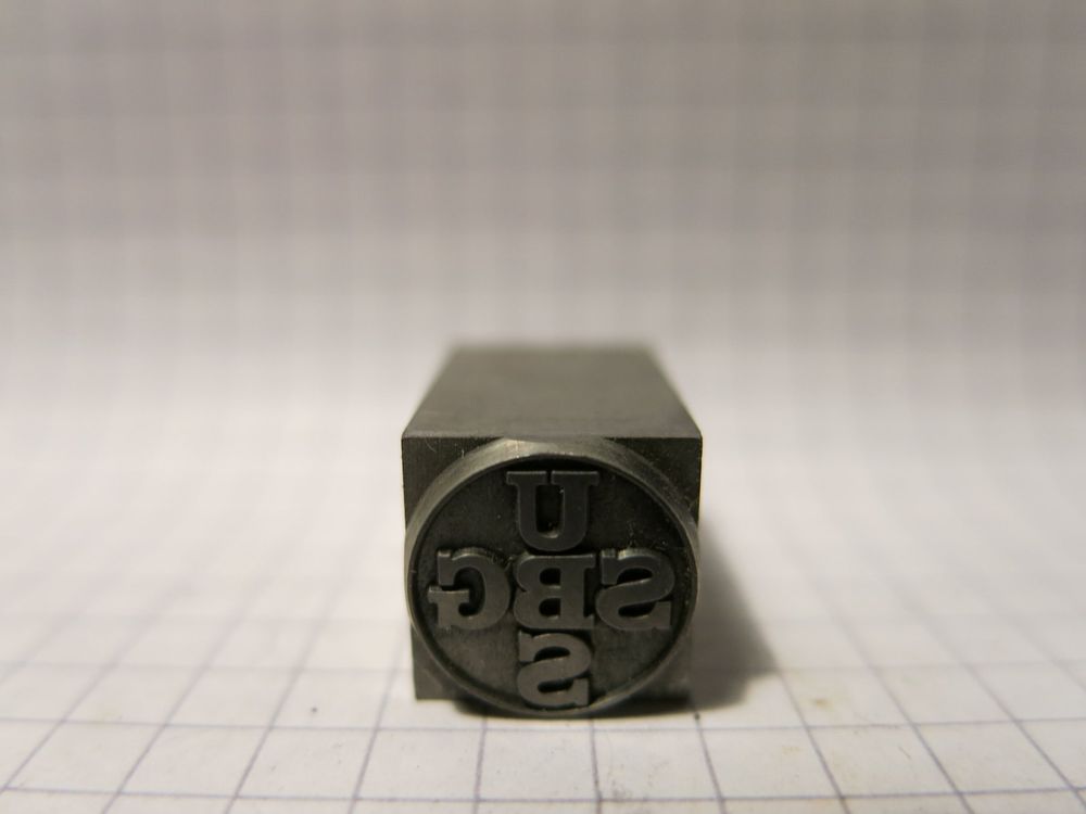 Fund Alt Patina Rar Kurios Vintage Stempel UBS SBG Bank (Gebraucht) in ...