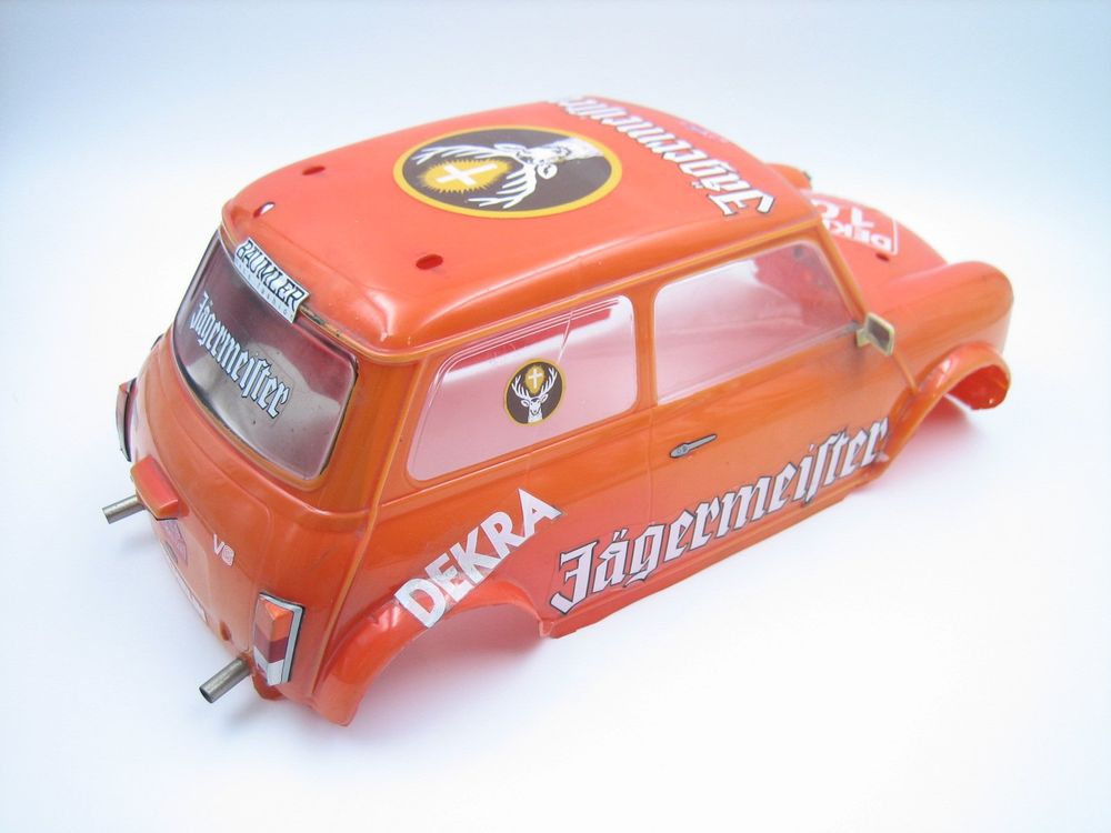 RC Tamiya Mini Cooper Jägermeister Karosserie RAR 1:10 (Gebraucht) in ...