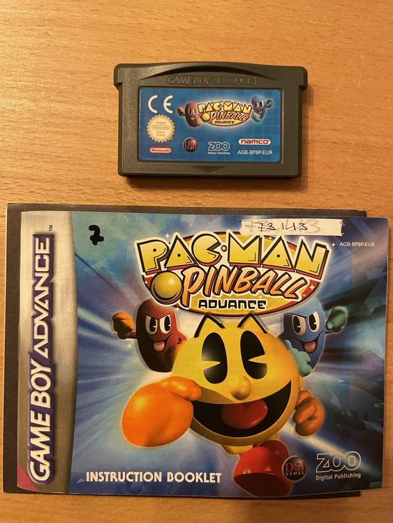 Pac Man Pinball Advance Game Boy Advance Game (Gebraucht) in ...