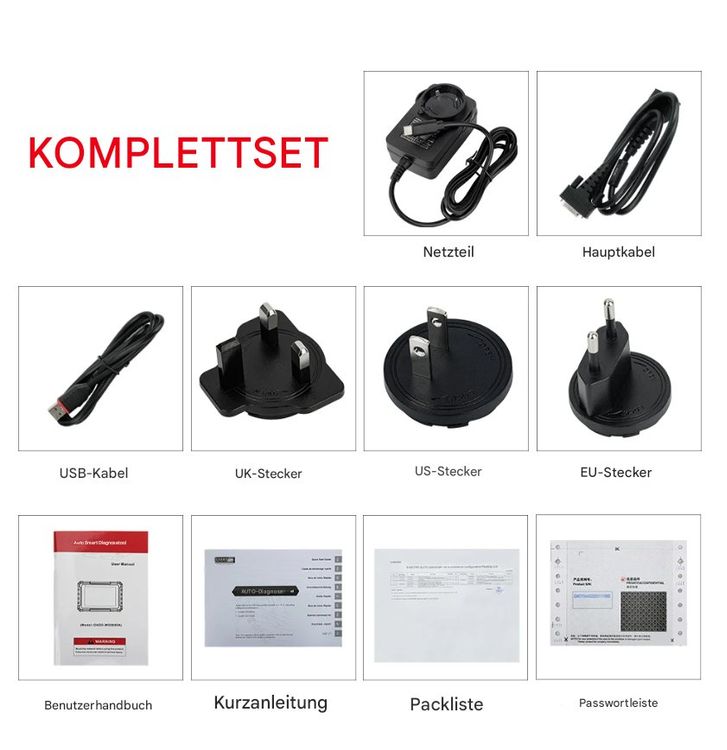 PROFI LAUNCH X431 PRO ELITE OBD2-Scanner - 8" Diagnosegerät (Neu und ...