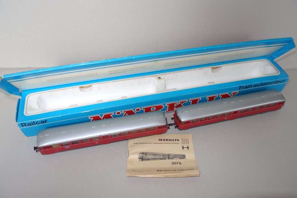 Märklin DB Akku Triebwagenzug Nr. 3076 mit Fehldruck (Gebraucht) in ...