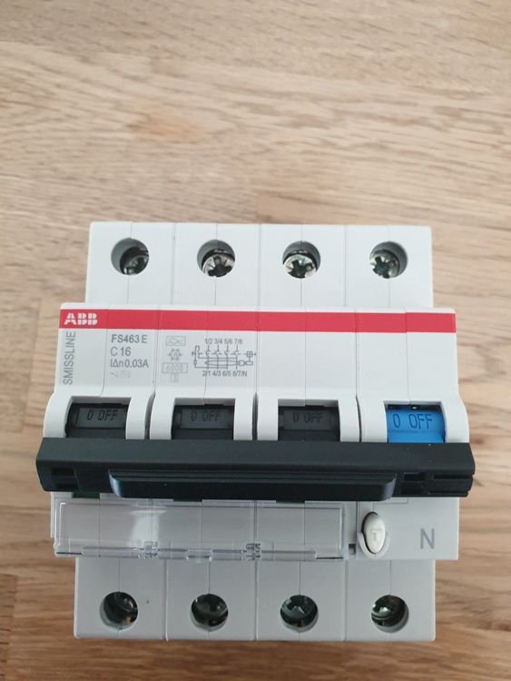 FI-LS C16A 4pol. ABB Smissline | Kaufen auf Ricardo