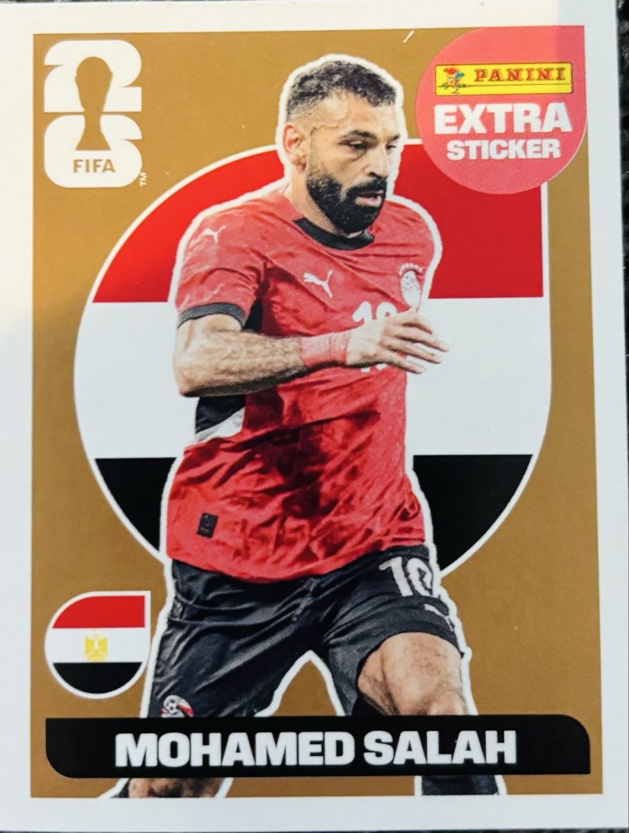 Panini WM 2026 - Mohamed Salah Extra Sticker Bronze (Neu (gemäss ...