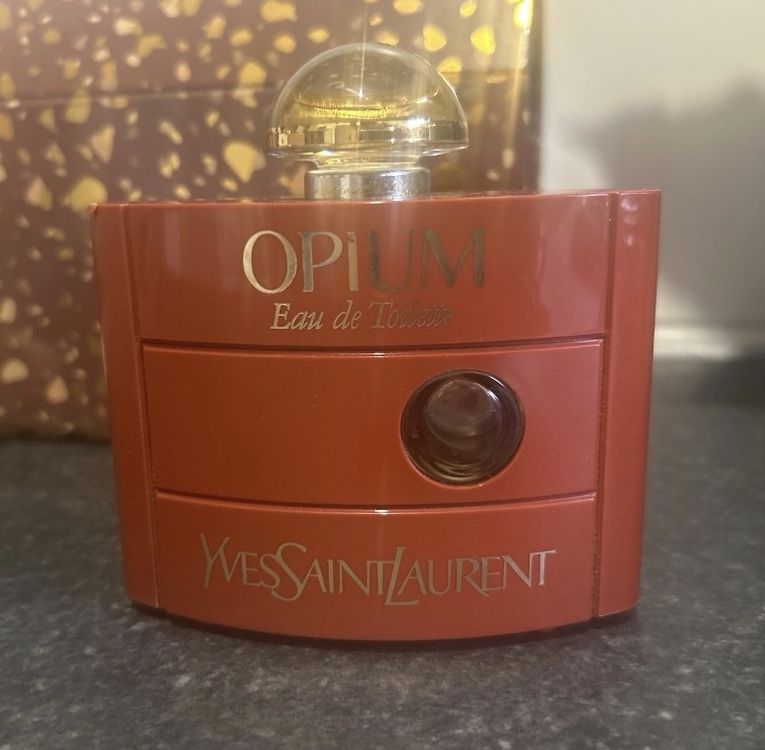 Flacon vide / décoration, YSL Opium Eau de Toilette, Vintage (D ...