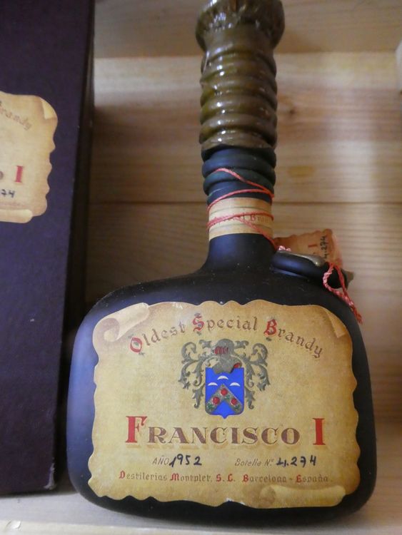 1952 BRANDY FRANCISCO I Special Brandy Botella N.4274 | Kaufen auf Ricardo