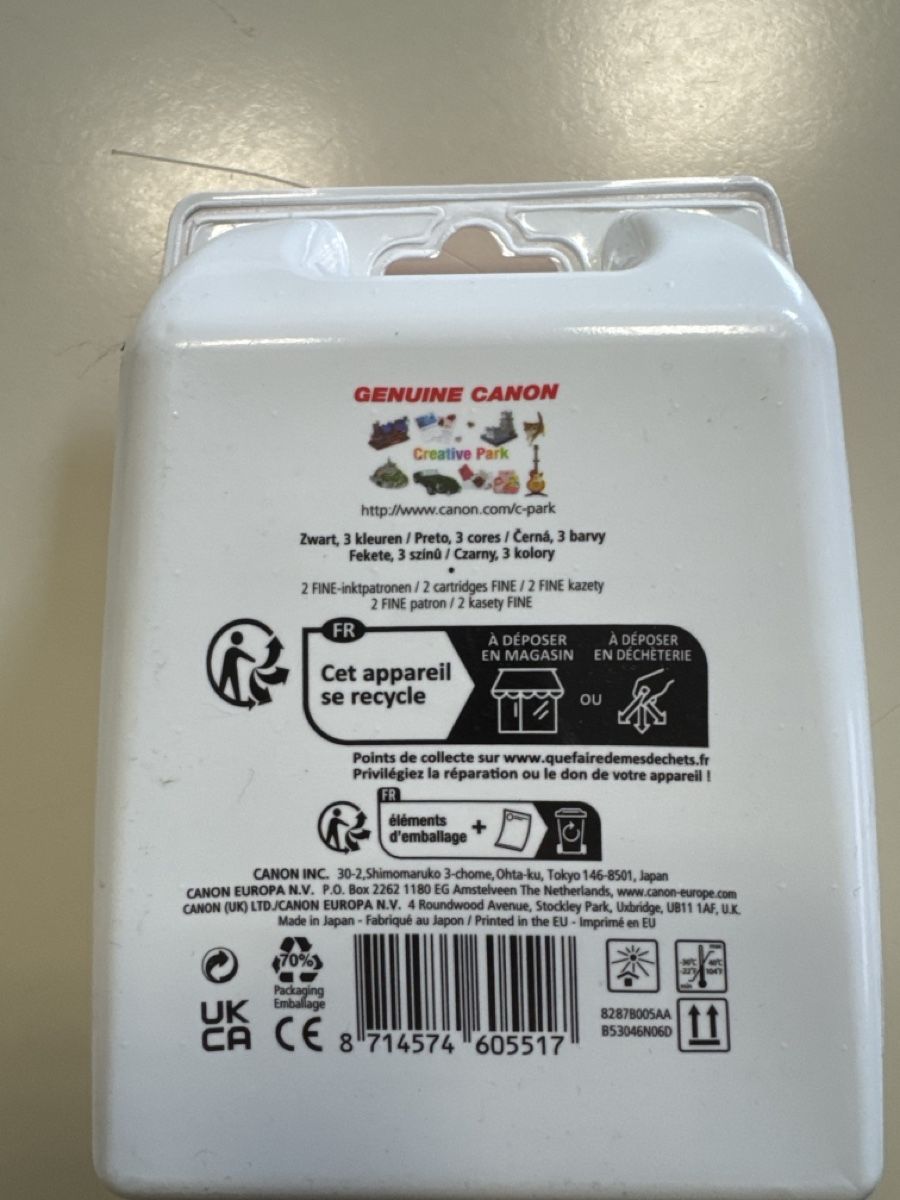 Canon Pixma Druckerpatronen Multipack br bv 545/546 Neu & OV (Neu ...