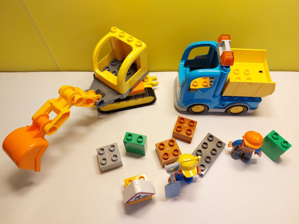 Lego Duplo 10812 Bagger und Lastwagen / Baustelle -Komplett | Kaufen auf Ricardo
