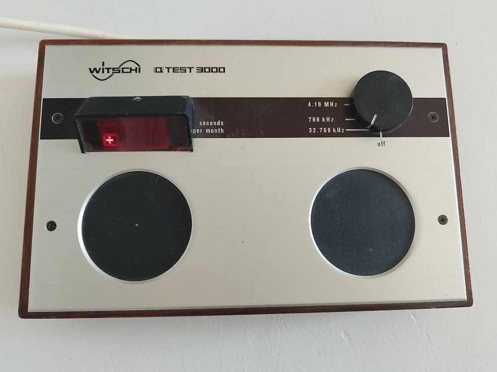 Witschi Q Test 3000 - chronocomparateur (D'occasion) à Vallorbe pour ...