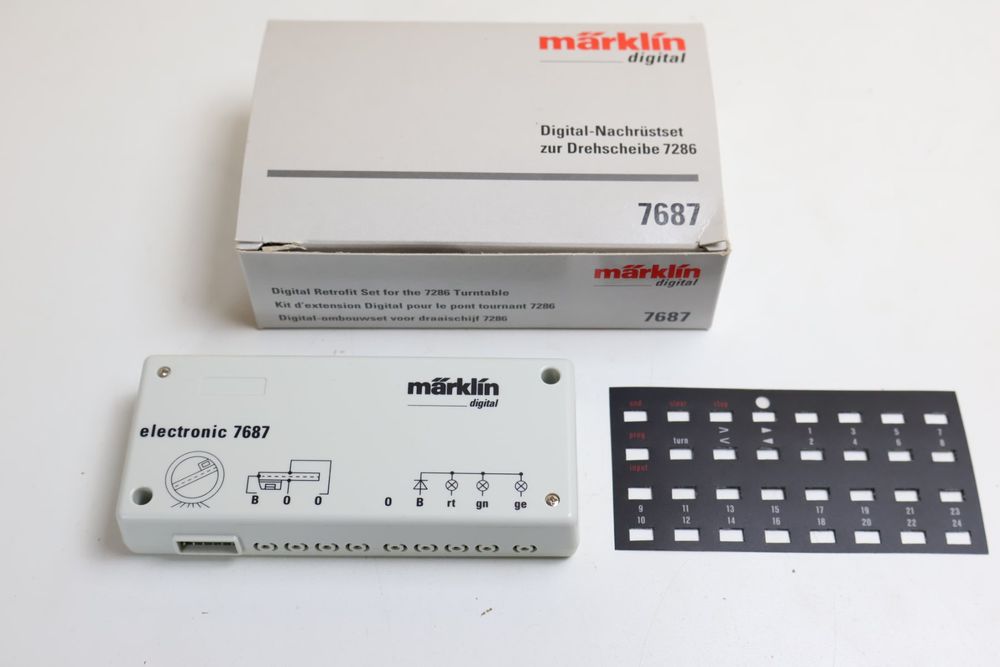 Märklin 7687 Digital Nachrüstset Drehscheibe 7286 - NP 160.- (Gebraucht ...